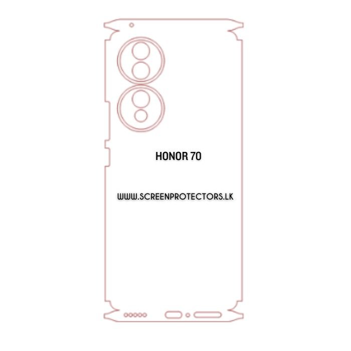 Honor 70 Hydrogel Protectors | Screen Protector + Back Protector ...