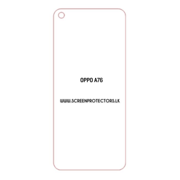 OPPO A76 Hydrogel Protectors | Screen Protector + Back Protector ...