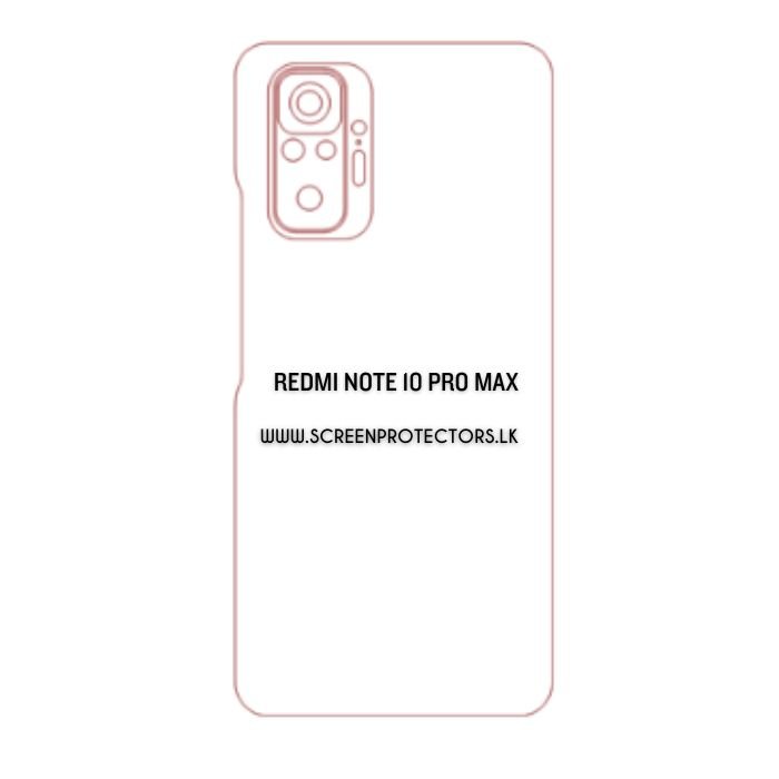 Redmi Note 10 Pro Max Hydrogel Protectors | Screen Protector + Back ...