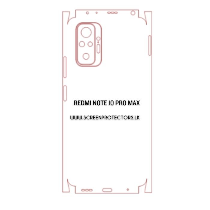 Redmi Note 10 Pro Max Hydrogel Protectors | Screen Protector + Back ...