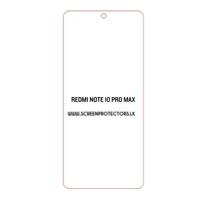Redmi Note 10 Pro Max Hydrogel Protectors | Screen Protector + Back ...
