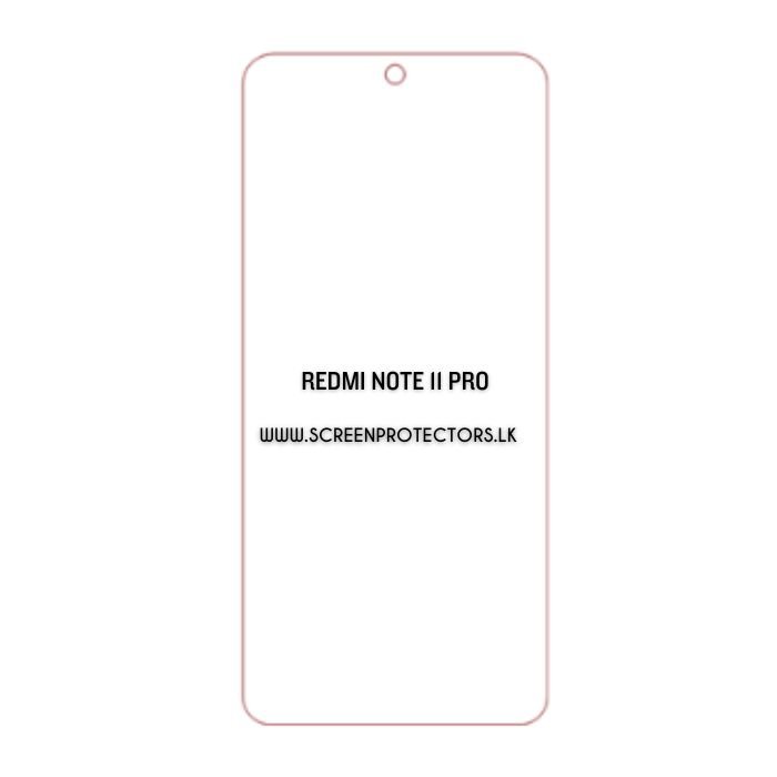 Redmi Note 11 Pro Hydrogel Protectors | Screen Protector + Back ...