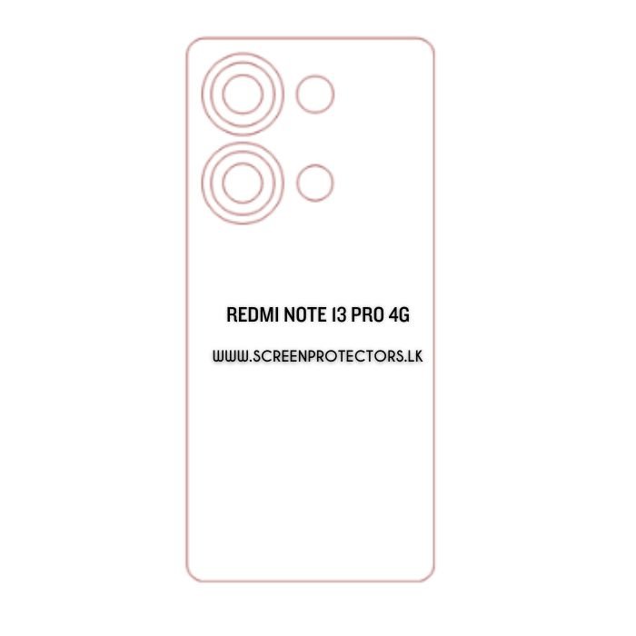 Redmi Note 13 Pro 4G Hydrogel Protectors | Screen Protector + Back ...