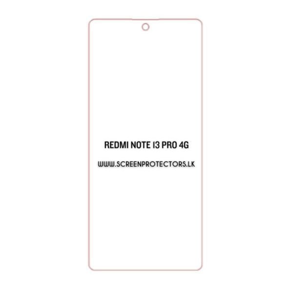 Redmi Note 13 Pro 4G Hydrogel Protectors | Screen Protector + Back ...