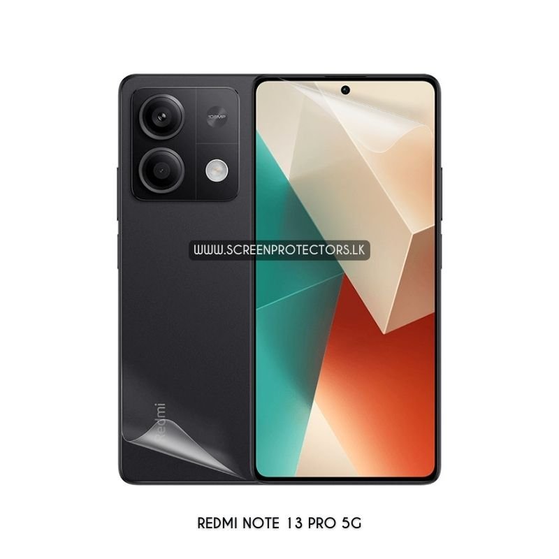Redmi Note 13 Pro 5G Hydrogel Protectors | Screen Protector + Back ...
