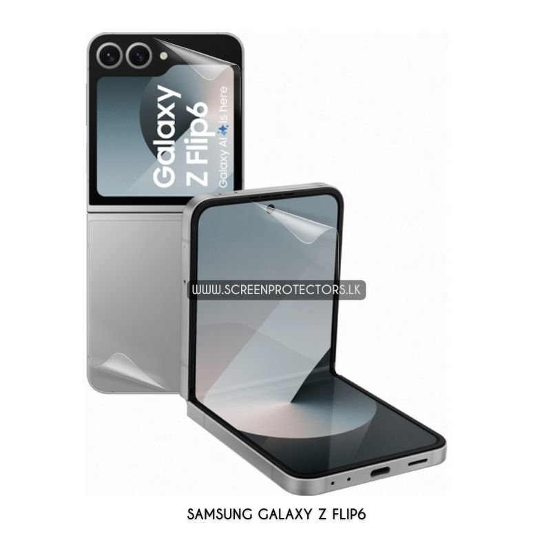 Samsung Galaxy Z Flip 6 Hydrogel Protectors | Screen Protector + Back ...