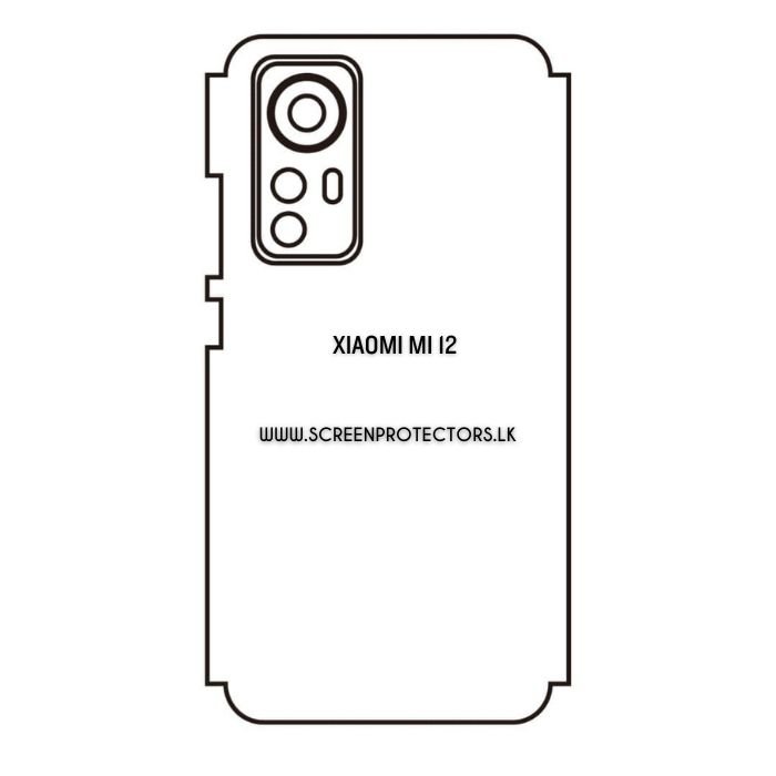 Xiaomi Mi 12 Hydrogel Protectors | Screen Protector + Back Protector ...