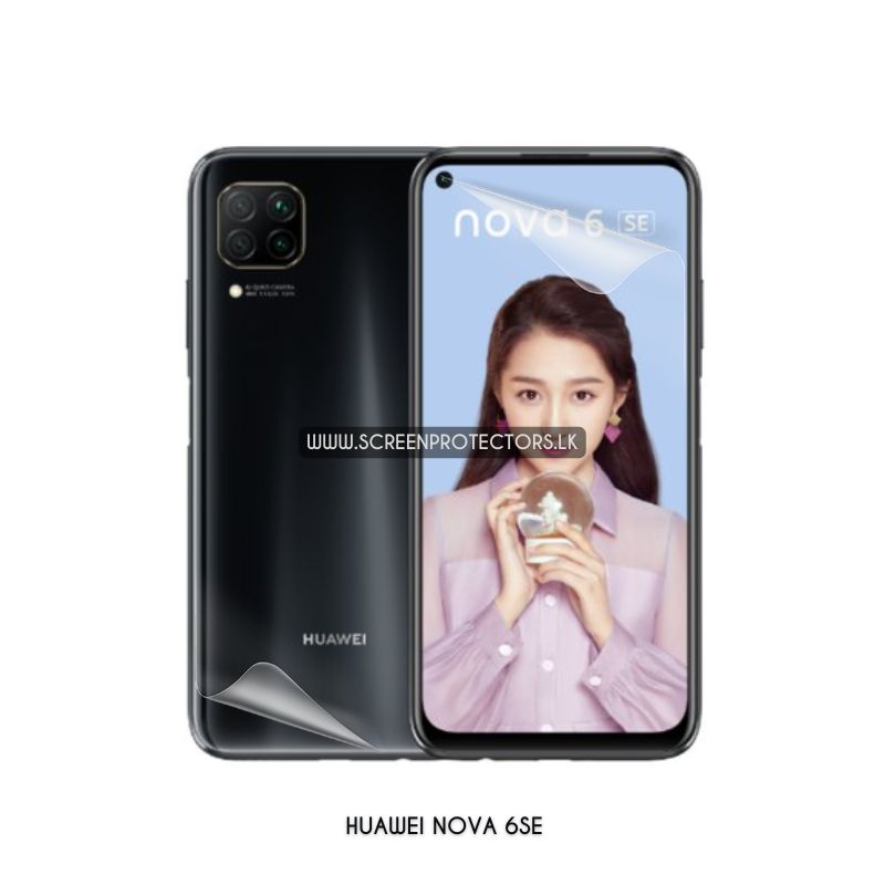 Huawei Nova 6se Hydrogel Protectors | Screen Protector + Back Protector – screenProtectors.lk