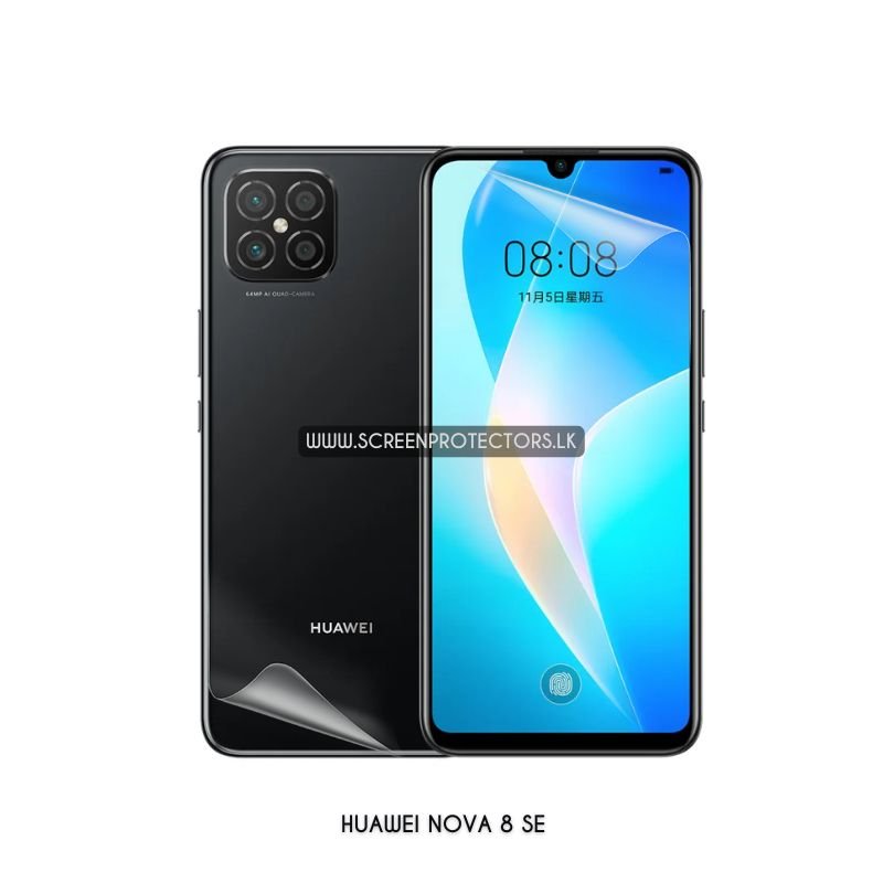Huawei Nova 8 SE Hydrogel Protectors | Screen Protector + Back ...