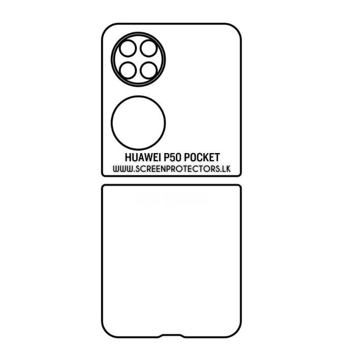 Huawei P50 Pocket Hydrogel Protectors | Screen Protector + Back ...