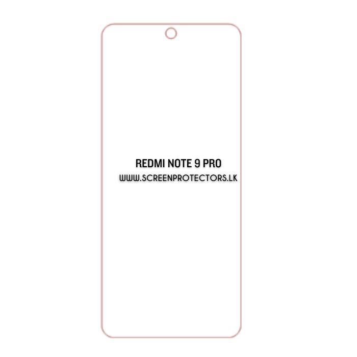Redmi Note 9 Pro Hydrogel Protectors | Screen Protector + Back ...