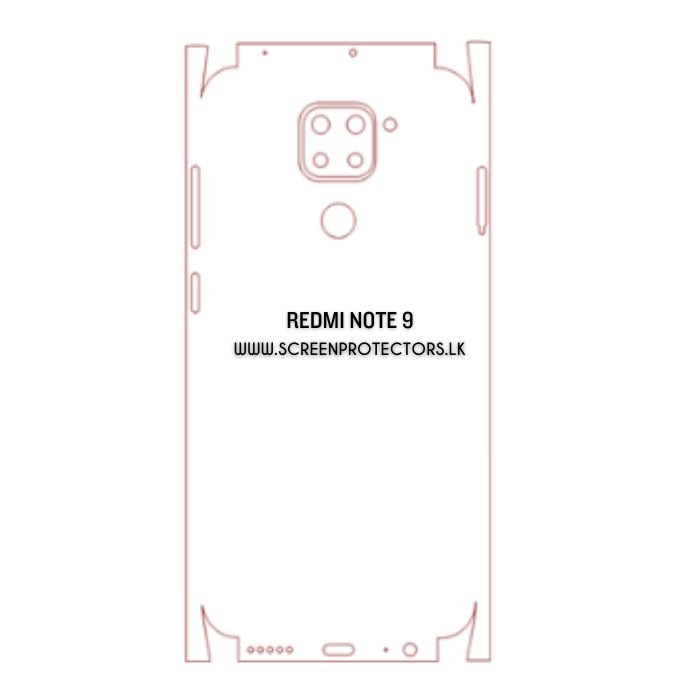 Redmi Note 9 Hydrogel Protectors | Screen Protector + Back Protector ...