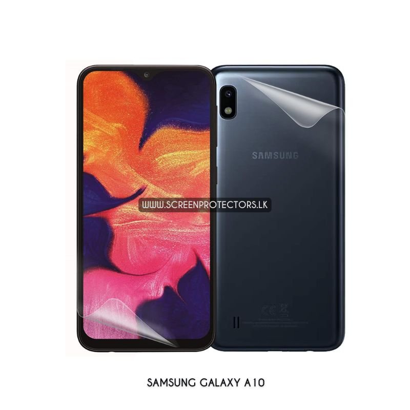 Samsung Galaxy A10 Hydrogel Protectors | Screen Protector + Back ...