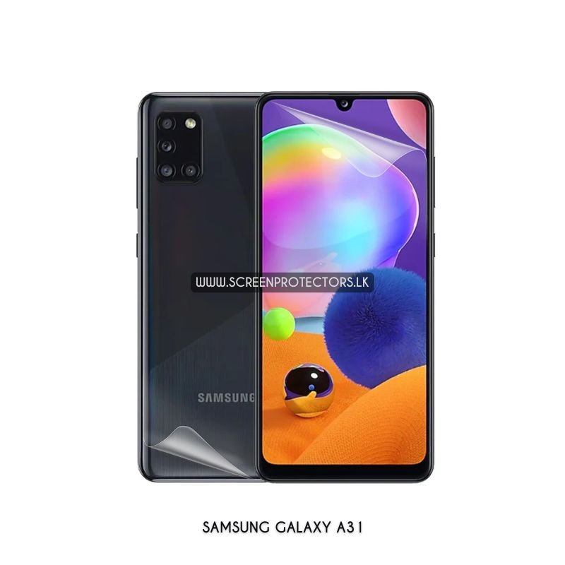 Samsung Galaxy A31 Hydrogel Protectors | Screen Protector + Back ...
