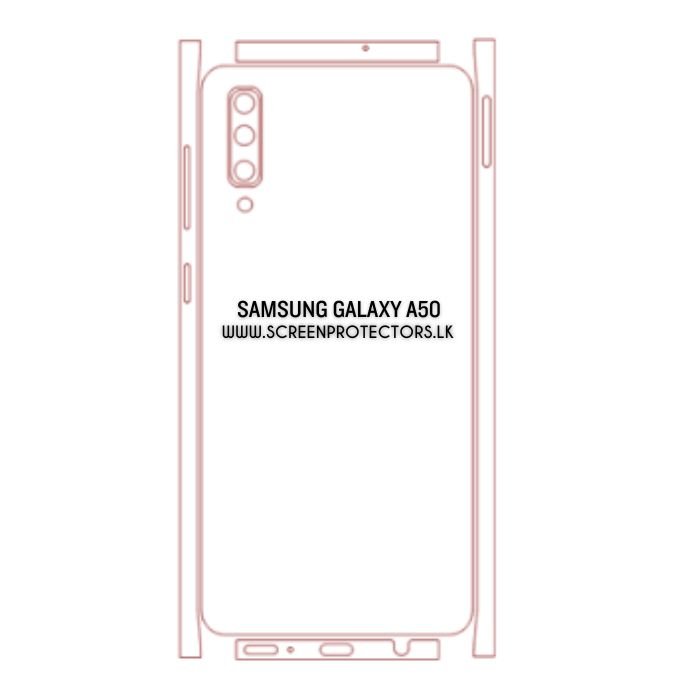Samsung Galaxy A50 Hydrogel Protectors | Screen Protector + Back ...