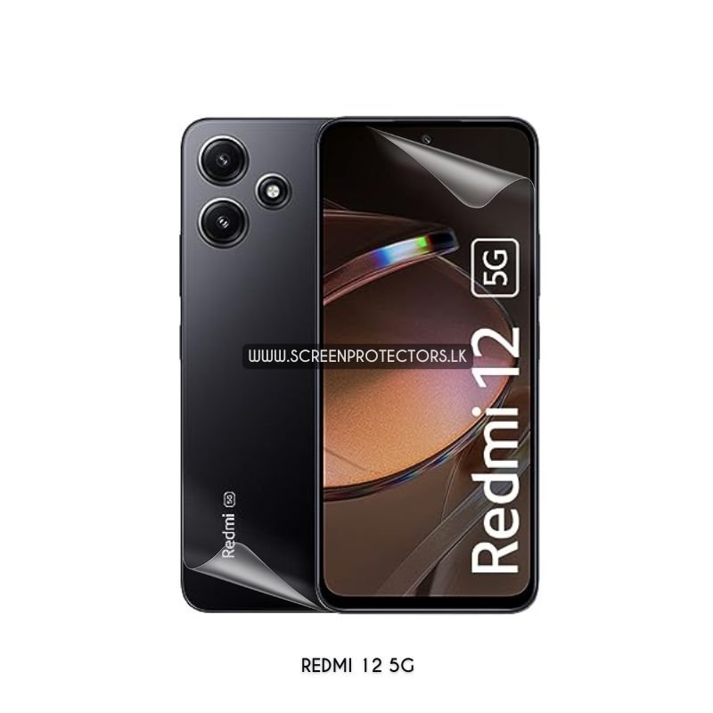 Redmi 12 5G Hydrogel Protectors | Screen Protector + Back Protector ...