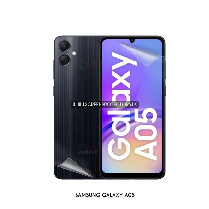 Samsung Galaxy A05 Hydrogel Protectors | Screen Protector + Back ...