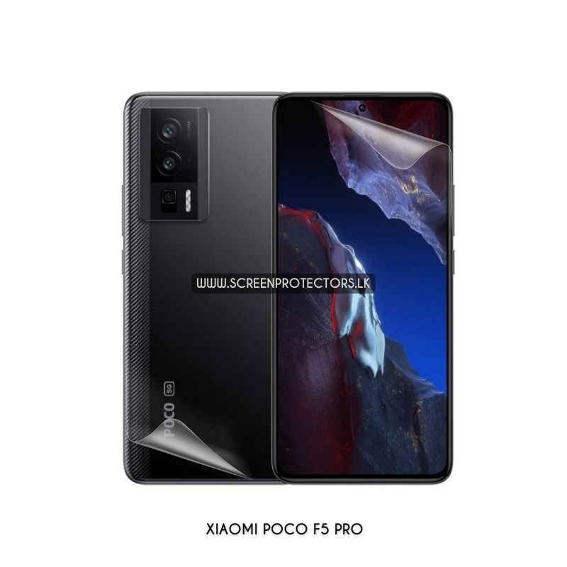 Xiaomi Poco F5 Pro Hydrogel Protectors | Screen Protector + Back ...