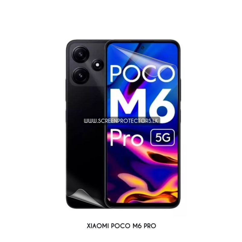 Xiaomi Poco M6 Pro Hydrogel Protectors | Screen Protector + Back ...
