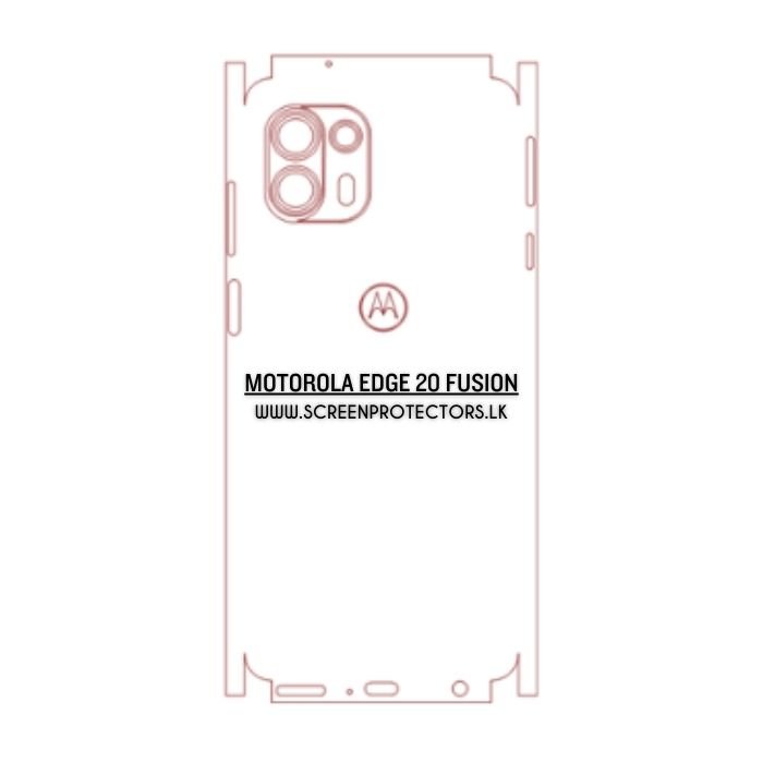 Motorola Edge 20 Fusion Hydrogel Protectors | Screen Protector + Back ...