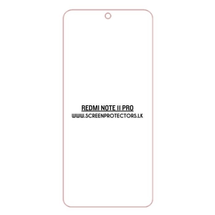 Redmi Note 11 Pro Hydrogel Protectors | Screen Protector + Back ...