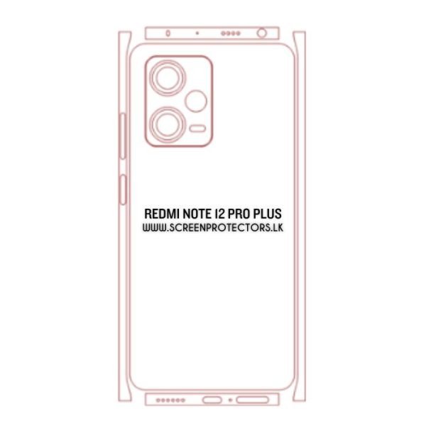 Redmi Note 12 pro plus Hydrogel Protectors | Screen Protector + Back ...
