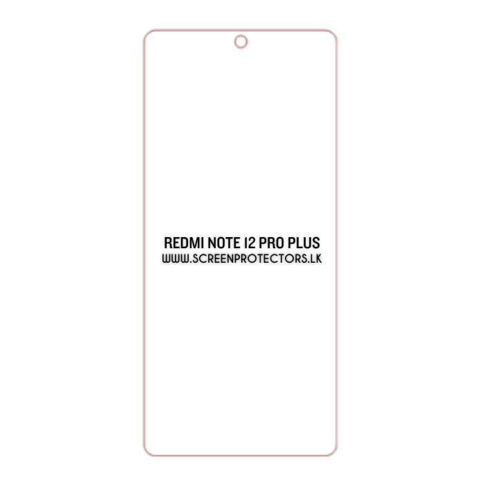 Redmi Note 12 pro plus Hydrogel Protectors | Screen Protector + Back ...