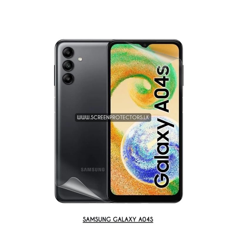 Samsung Galaxy A04s Hydrogel Protectors | Screen Protector + Back ...