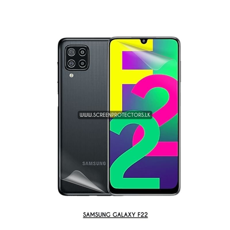 Samsung Galaxy F22 Hydrogel Protectors | Screen Protector + Back ...