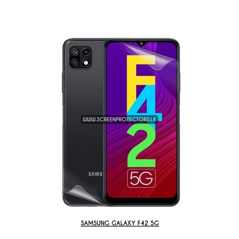 Samsung Galaxy F42 5G Hydrogel Protectors | Screen Protector + Back ...