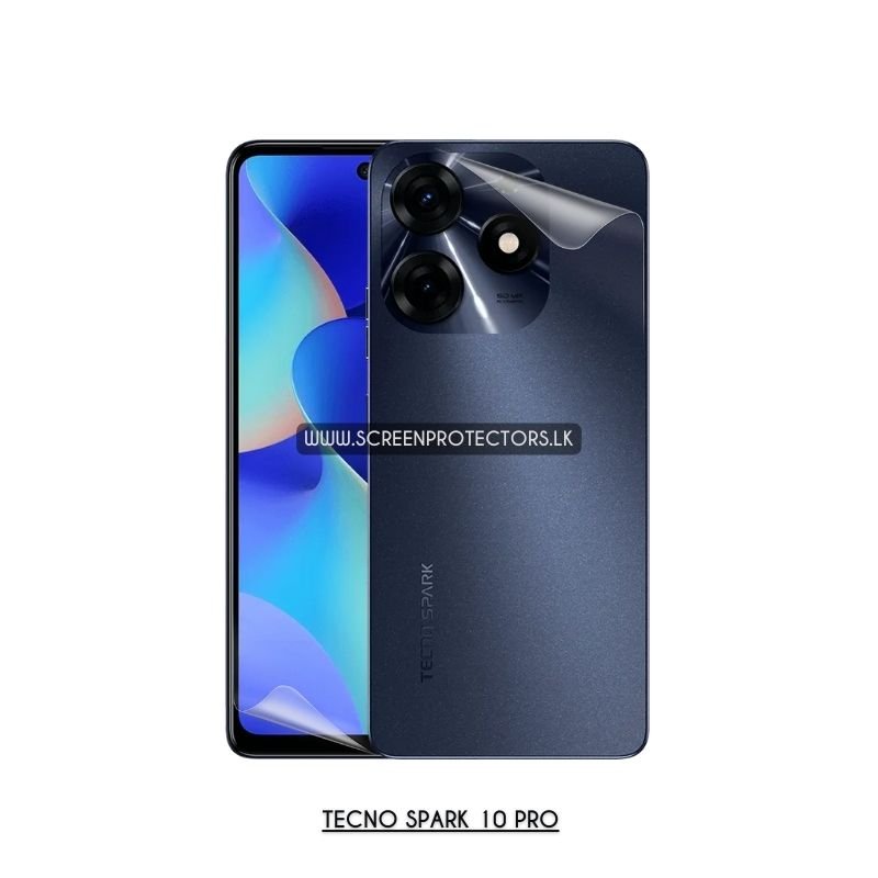 Tecno Spark 10 Pro Hydrogel Protectors | Screen Protector + Back ...