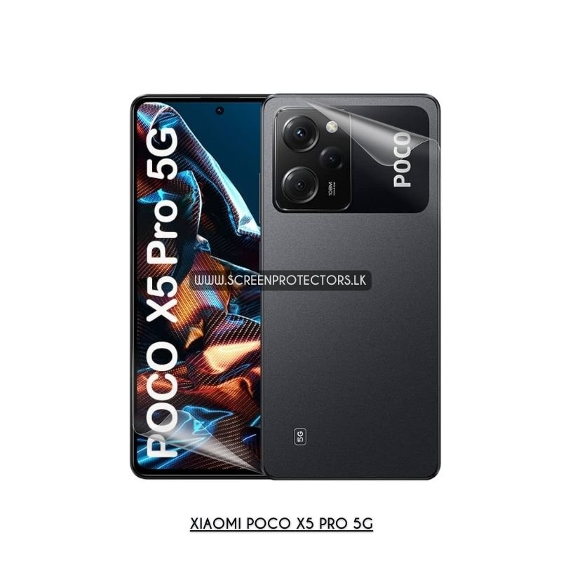 Xiaomi Poco X5 Pro 5G Hydrogel Protectors | Screen Protector + Back ...