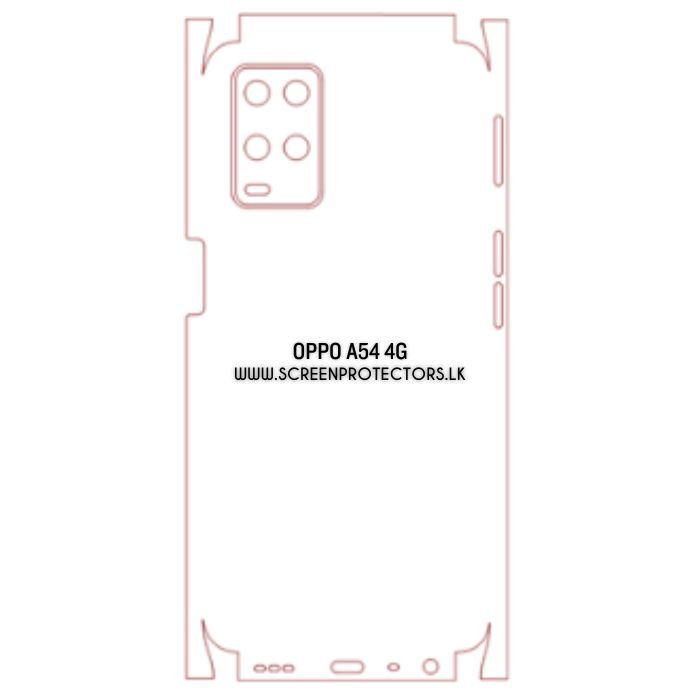 OPPO A54 4G Hydrogel Protectors | Screen Protector + Back Protector ...
