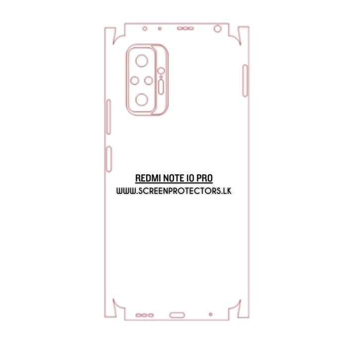 Redmi Note 10 Pro Hydrogel Protectors | Screen Protector + Back ...