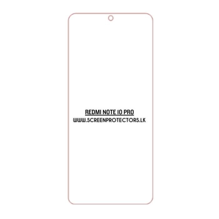 Redmi Note 10 Pro Hydrogel Protectors | Screen Protector + Back ...