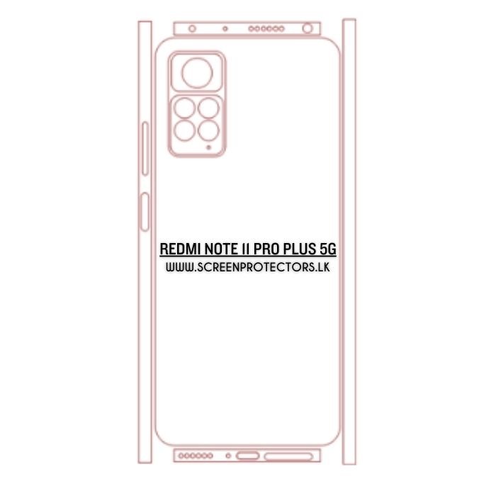 Redmi Note 11 Pro Plus 5G Hydrogel Protectors | Screen Protector + Back ...