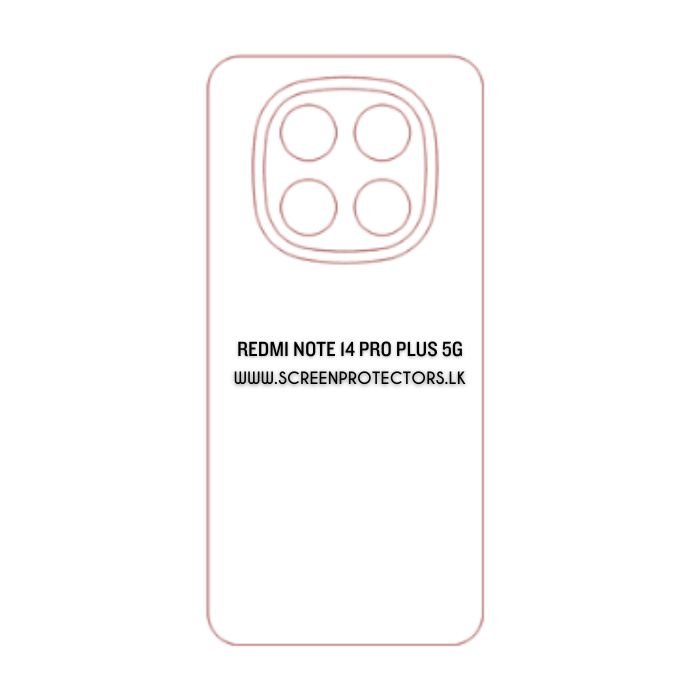 Redmi Note 14 Pro Plus 5G Hydrogel Protectors | Screen Protector + Back ...
