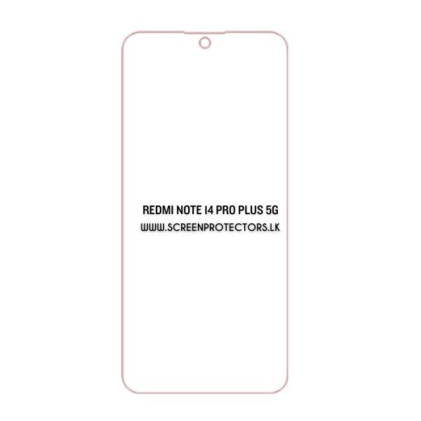 Redmi Note 14 Pro Plus 5G Hydrogel Protectors | Screen Protector + Back ...
