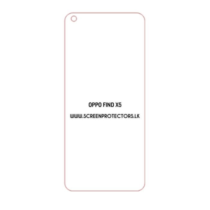 OPPO Find X5 Hydrogel Protectors | Screen Protector + Back Protector ...