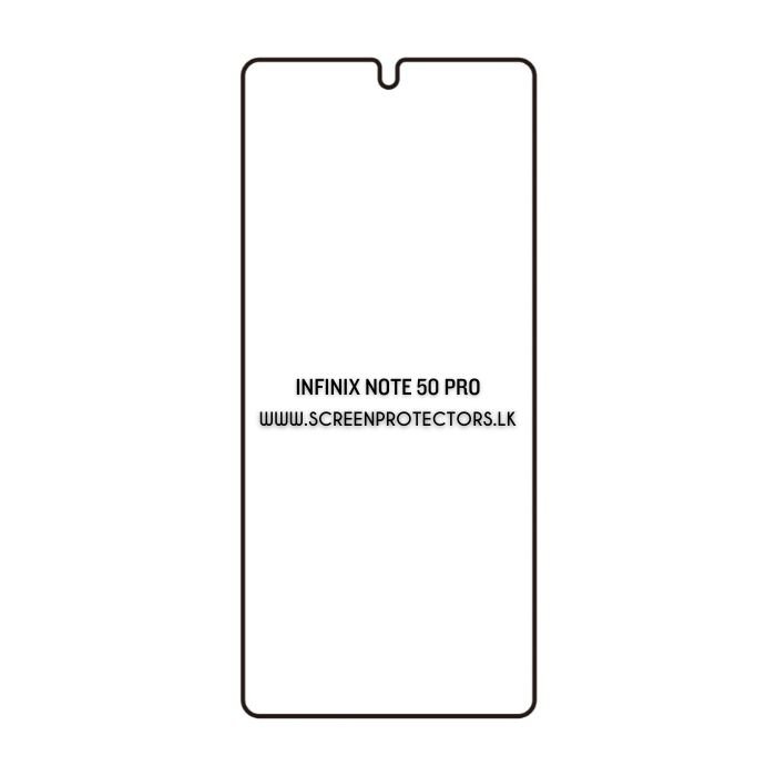 Infinix Note 50 Pro Hydrogel Protectors | Screen Protector + Back ...