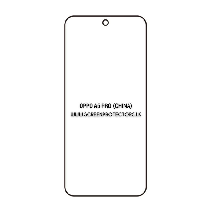 OPPO A5 Pro (China) Hydrogel Protectors | Screen Protector + Back ...
