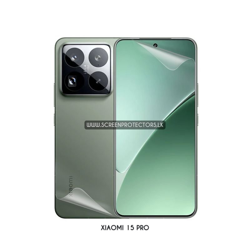 Xiaomi 15 Pro Hydrogel Protectors | Screen Protector + Back Protector ...