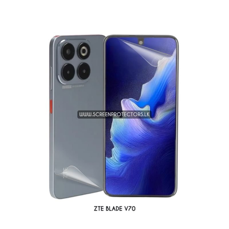 ZTE Blade V70 Hydrogel Protectors | Screen Protector + Back Protector ...