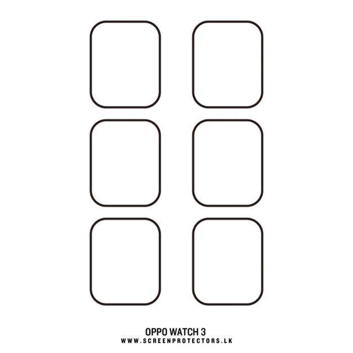 OPPO Watch 3 Hydrogel Screen Protectors – screenProtectors.lk