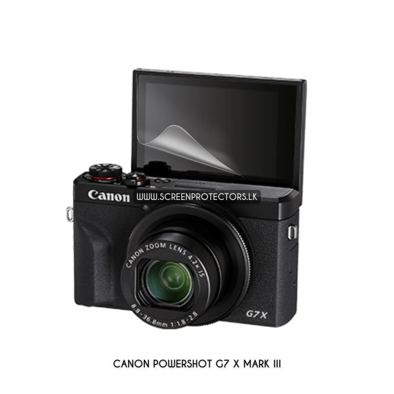 CANON Powershot G7 X Mark III Hydrogel Screen Protectors | Clear ...