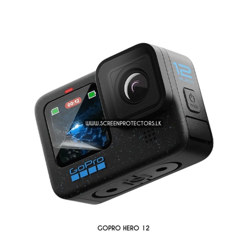 GoPro Hero 12 Hydrogel Screen Protectors | Clear – screenProtectors.lk