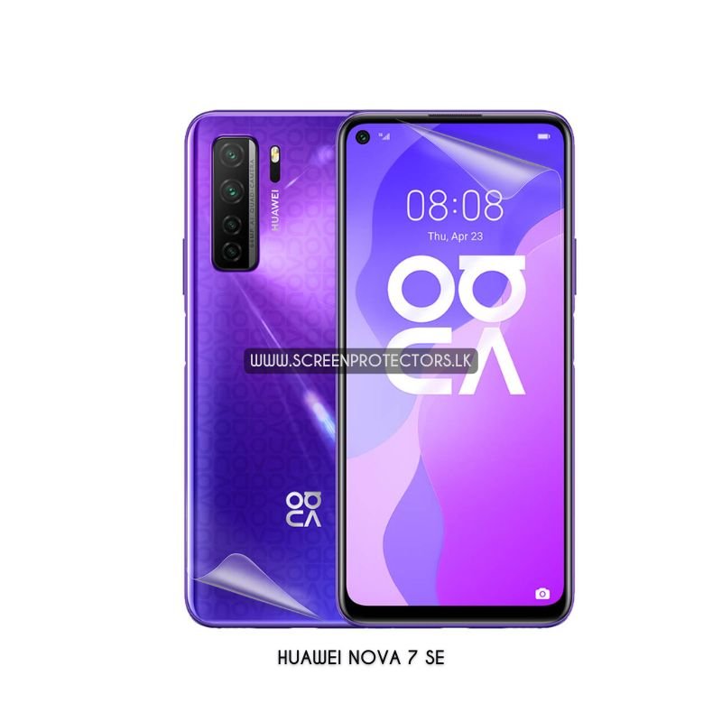 Huawei nova 7 SE Hydrogel Protectors | Screen Protector + Back ...