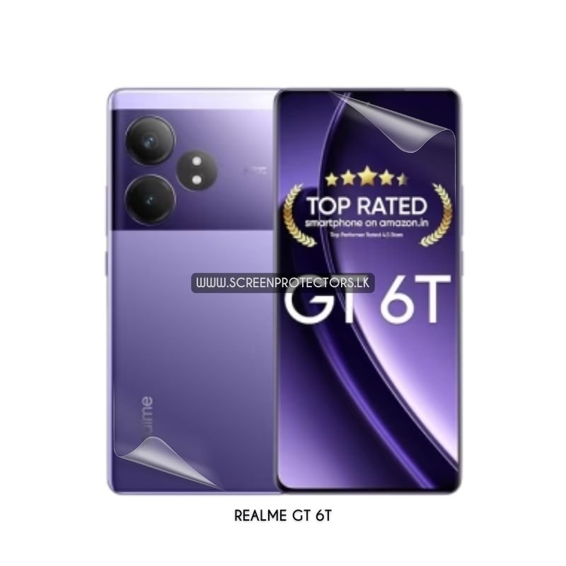 Realme GT 6T Hydrogel Protection | Screen Protector + Back Protector ...