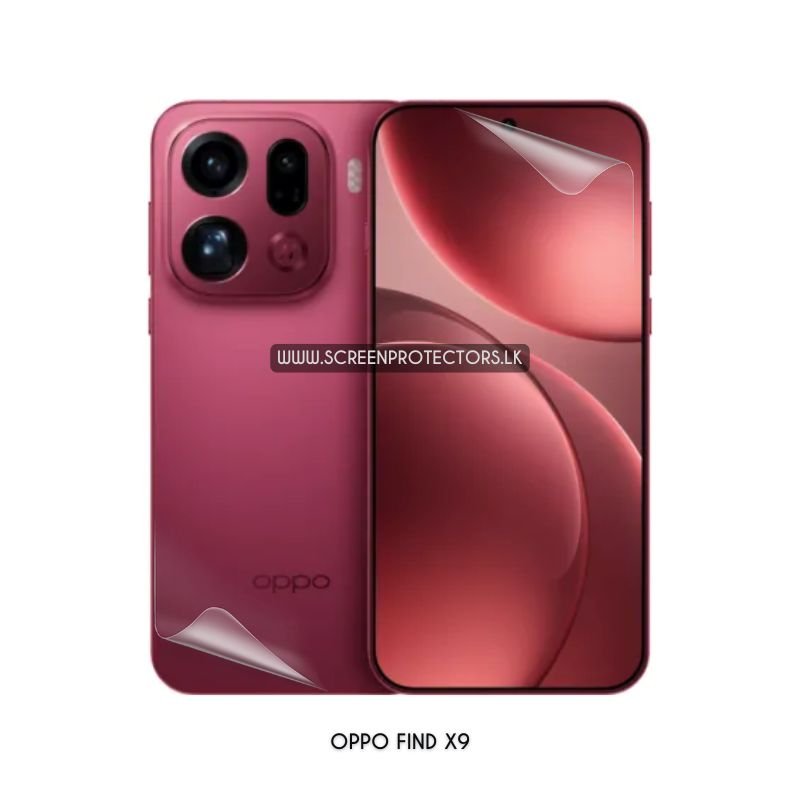 Oppo Find X9 Hydrogel Protection | Screen Protector + Back Protector ...