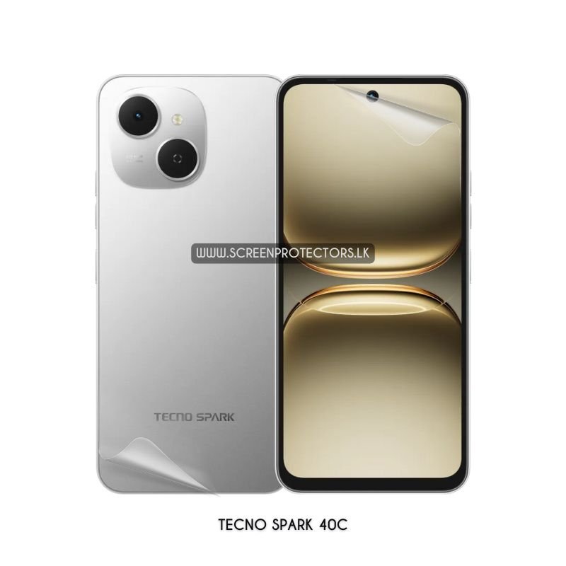 Tecno Spark 40C Hydrogel Protection | Screen Protector + Back Protector ...